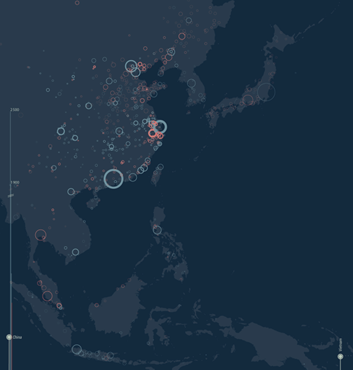 Bubble Map | Data Viz Project