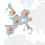 Pie Chart on a Map | Data Viz Project