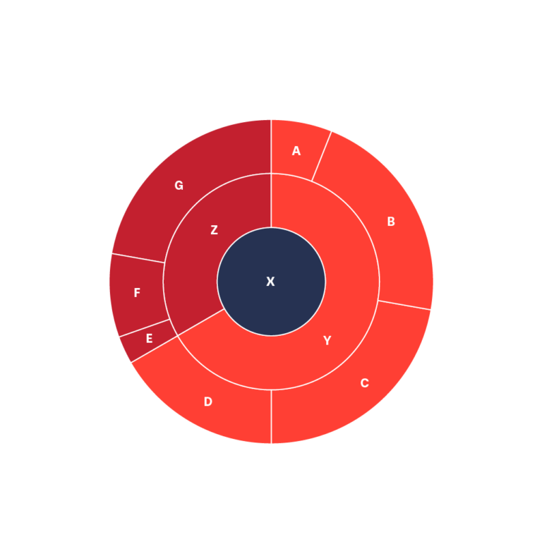 Multi-level Pie Chart | Data Viz Project